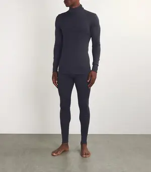 Hanro Wool-silk Thermal Roll Neck Sweater