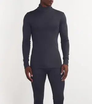 Hanro Wool-silk Thermal Roll Neck Sweater