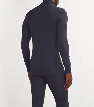 Hanro Wool-silk Thermal Roll Neck Sweater
