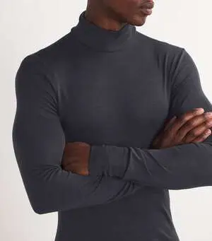 Hanro Wool-silk Thermal Roll Neck Sweater