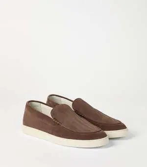 Brunello Cucinelli Suede Slip-on Sneakers