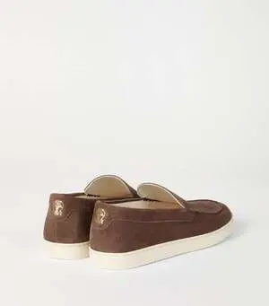Brunello Cucinelli Suede Slip-on Sneakers