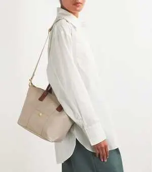 Harrods Grab Nylon Tote Bag - Neutral