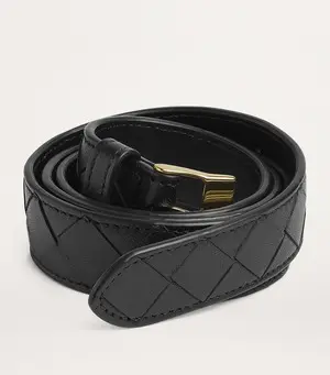 Bottega Veneta Intreccio Watch Buckle Belt