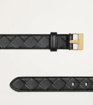 Bottega Veneta Intreccio Watch Buckle Belt