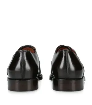 Zegna Torino Leather Cap Toe Oxford Shoes