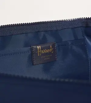 Harrods Nylon Tote Bag - Navy