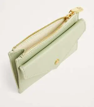 Harrods Leather Zip-up Card Holder