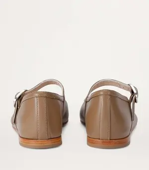 Le Monde Beryl Leather Mary Jane Ballet Flats