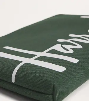 Harrods Logo Pouch - Green
