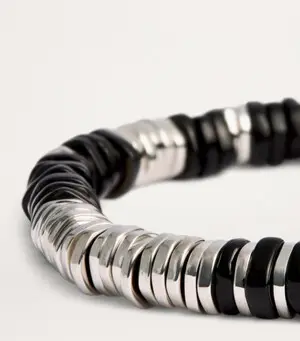 Tateossian Agate And Sterling Disc Bracelet