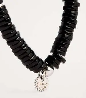 Tateossian Agate And Sterling Disc Bracelet