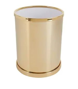 ZODIAC Cylinder Bathroom Bin - Gold