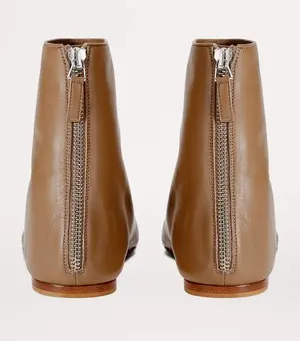 Le Monde Beryl Leather Luna Boots - Brown