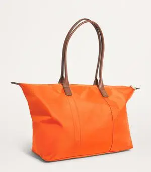 Harrods Nylon Tote Bag - Orange