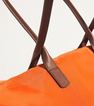 Harrods Nylon Tote Bag - Orange