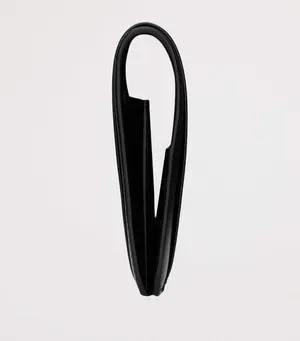 Saint Laurent Leather Logo Passport Holder