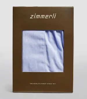 Zimmerli Cotton Woven Boxers - Blue