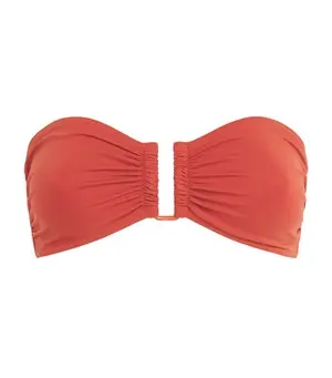 ERES Eres Show Bandeau Bikini Top Orange