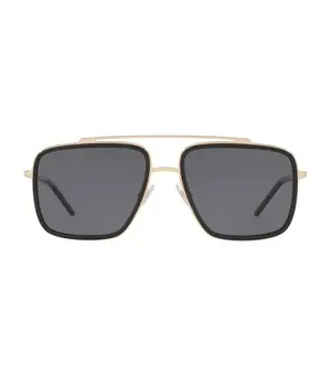 Dolce & Gabbana Square Metal Sunglasses - Gold