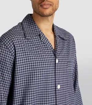 Derek Rose Brushed Cotton Check Pyjama Set