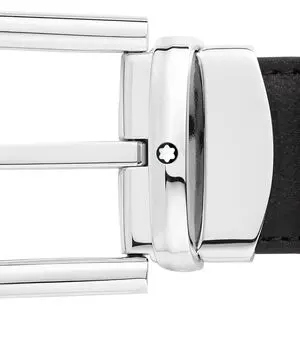 Montblanc Leather Reversible Horseshoe Belt