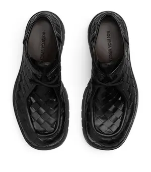 Bottega Veneta Leather Haddock Lace-up Shoes