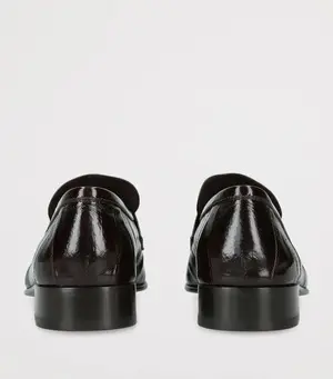 THE ROW Soft Eel Loafers - Brown