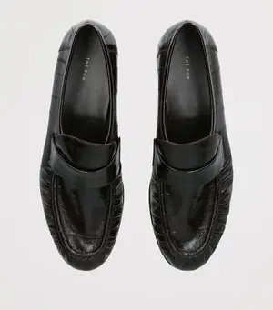 THE ROW Soft Eel Loafers - Brown