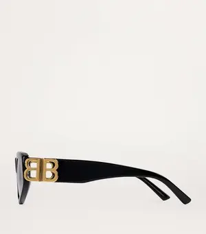 Balenciaga Dynasty D-frame Sunglasses - Black