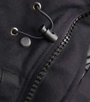 Canada Goose Wool Langford Parka Jacket - Navy