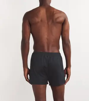Hanro Cotton Sporty Boxers - Black
