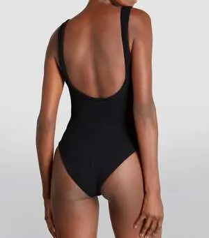 Hunza G Domino Ring One-piece Swimsuit - Black