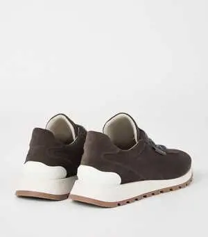 Brunello Cucinelli Suede Runner Sneakers - Brown
