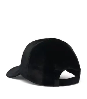 Prada Velvet Baseball Cap - Black