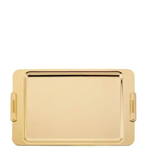 ZODIAC Large Cylinder -plated Tray - Gold