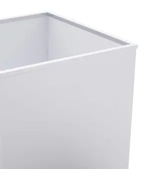 ZODIAC Square Chrome Bin