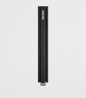 SECRID Leather Slimwallet - Black