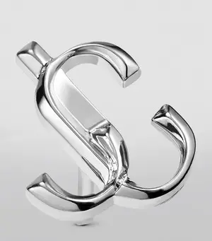 JIMMY CHOO Monogram Stud Earrings