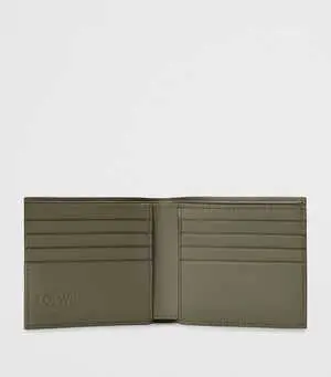 Loewe Leather Bifold Wallet - Green