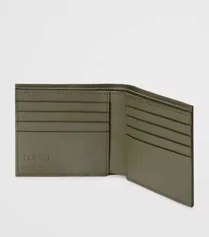 Loewe Leather Bifold Wallet - Green