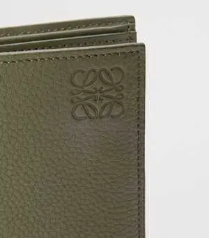 Loewe Leather Bifold Wallet - Green