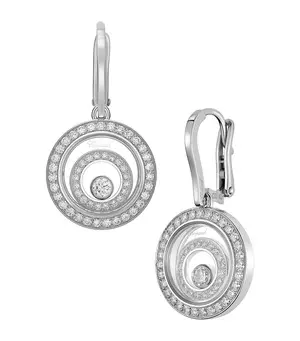Chopard Happy Spirit Diamond Earrings - Gold