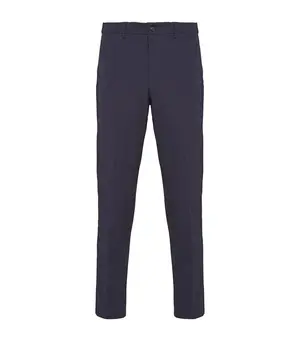 Prada Nylon Techno Stretch Trousers - Blue