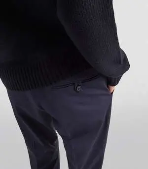 Prada Nylon Techno Stretch Trousers - Blue