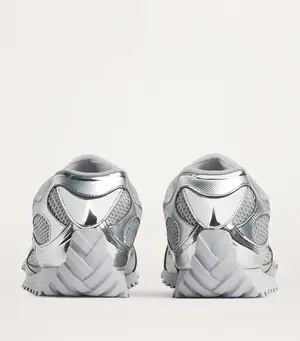 Bottega Veneta Orbit Low-top Sneakers - Silver