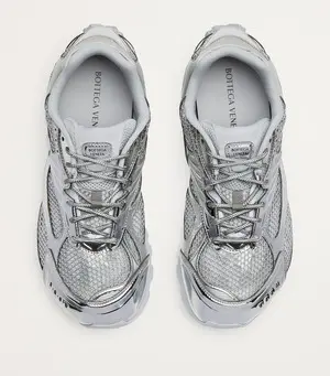 Bottega Veneta Orbit Low-top Sneakers - Silver