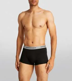 Emporio Armani Stretch-cotton Trunks