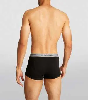 Emporio Armani Stretch-cotton Trunks
