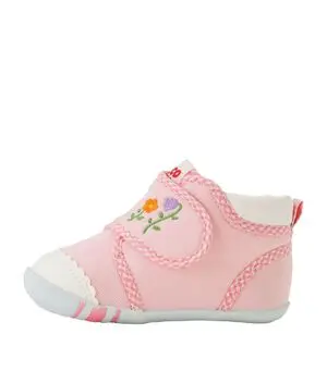 MIKI HOUSE Embroidered Bunny Booties